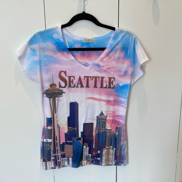 Tops | Seattle Space Needle Tshirt | Poshmark